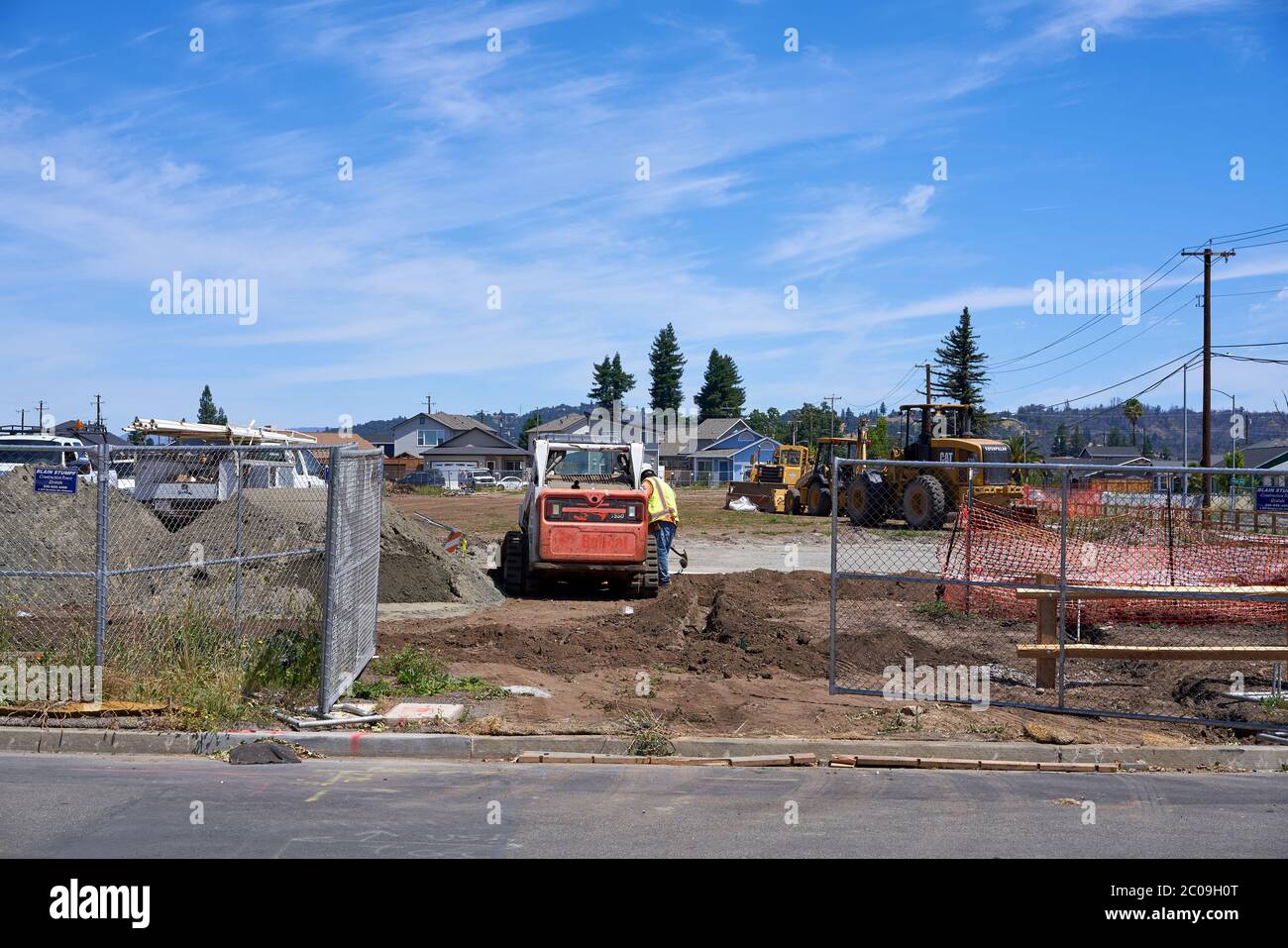 Rebuilding of Coffey Park in Santa Rosa, California, which was ...