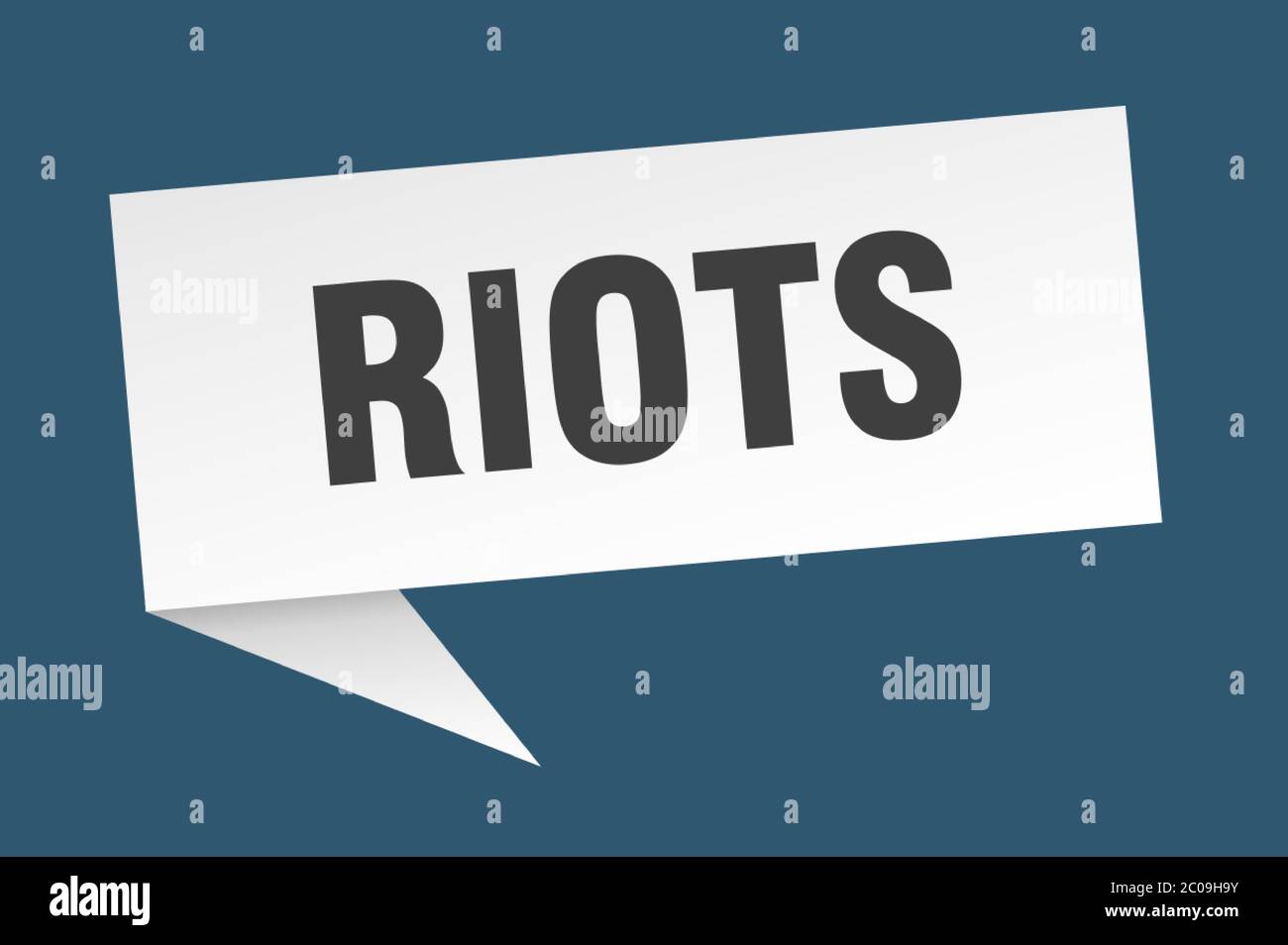 riots banner. riots speech bubble. riots sign Stock Vector Image & Art ...