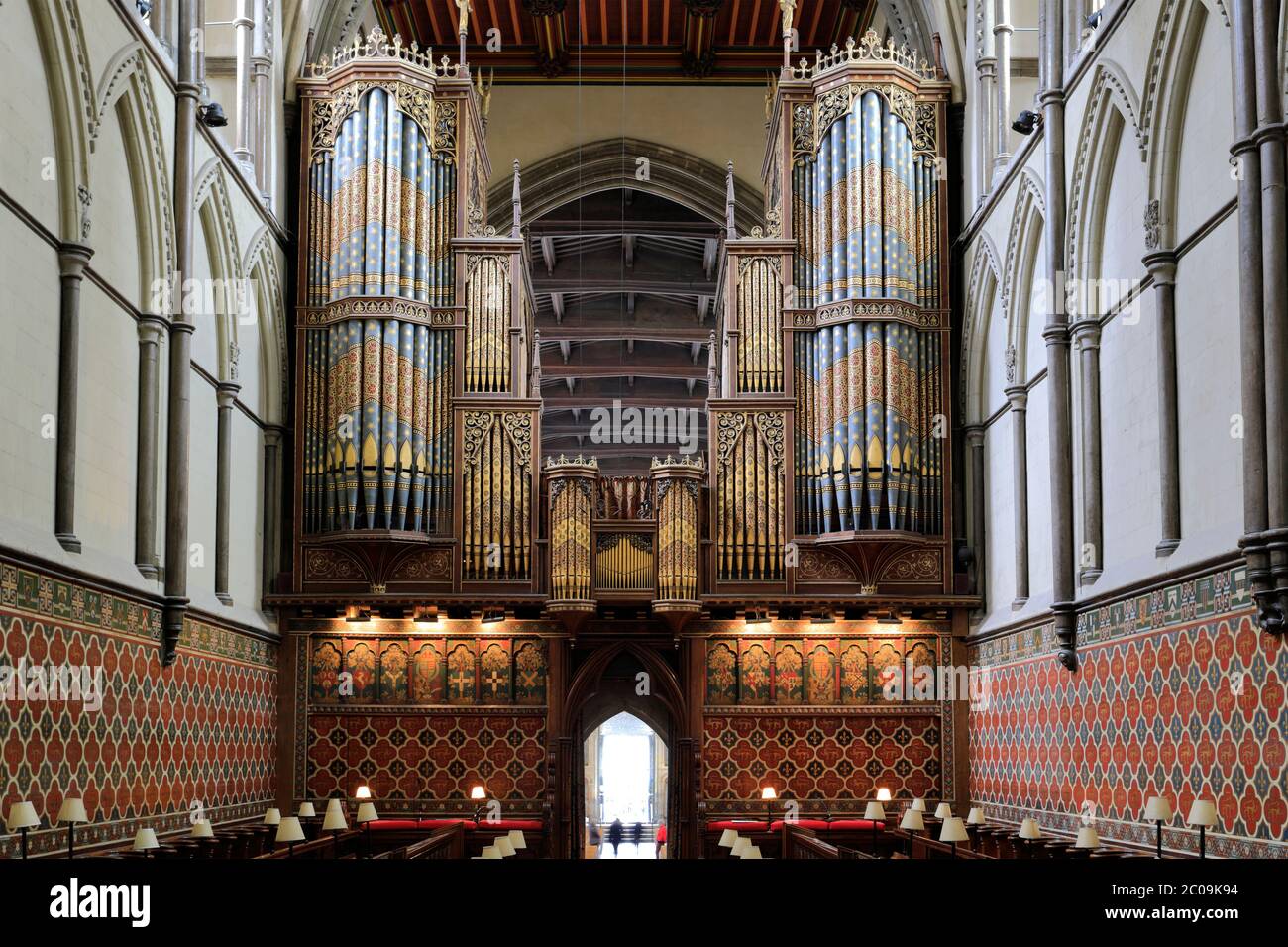 The Interior of Rochester Cathedral, Rochester City, Kent County ...