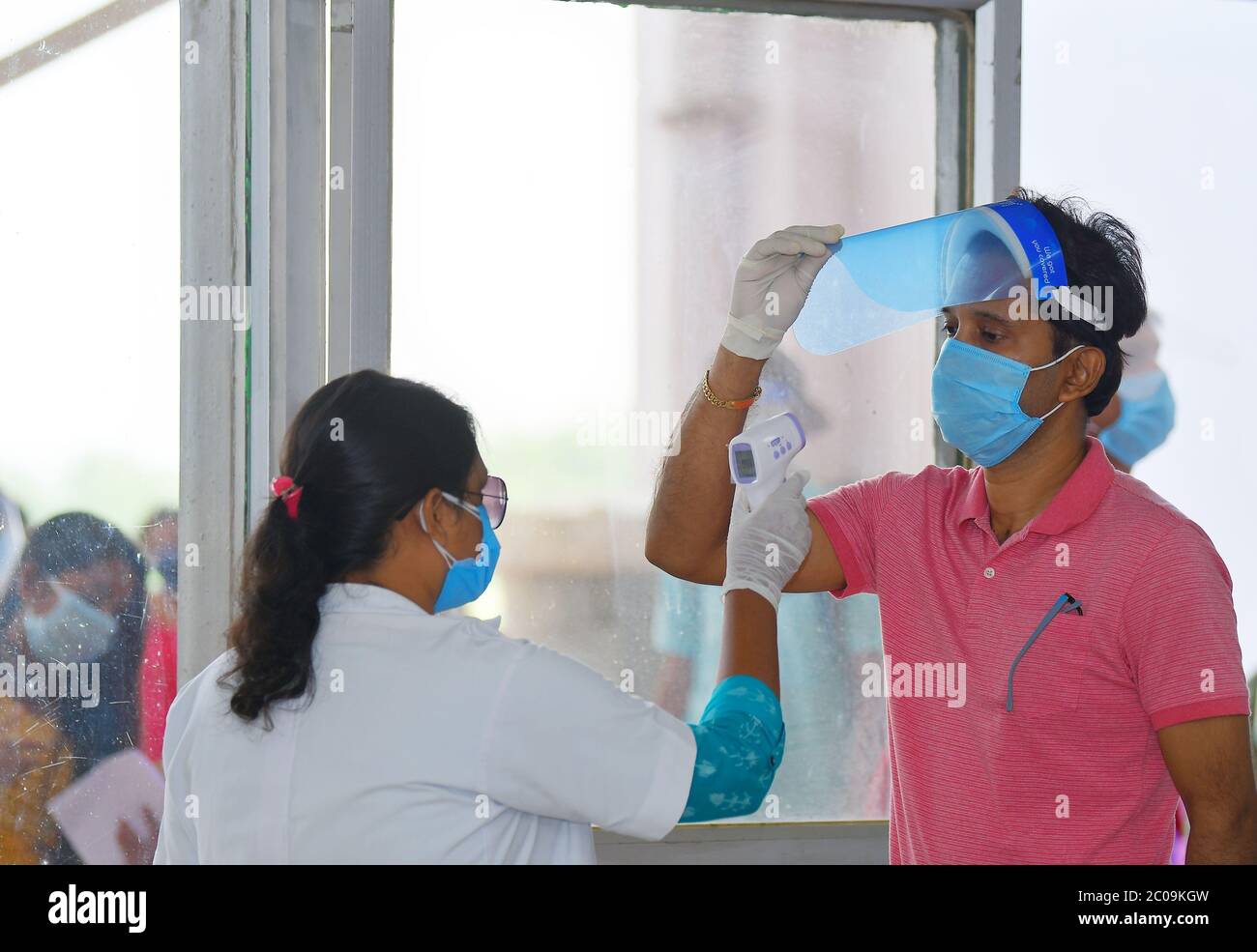 Stranded people, who are coming to Agartala by air are going through ...