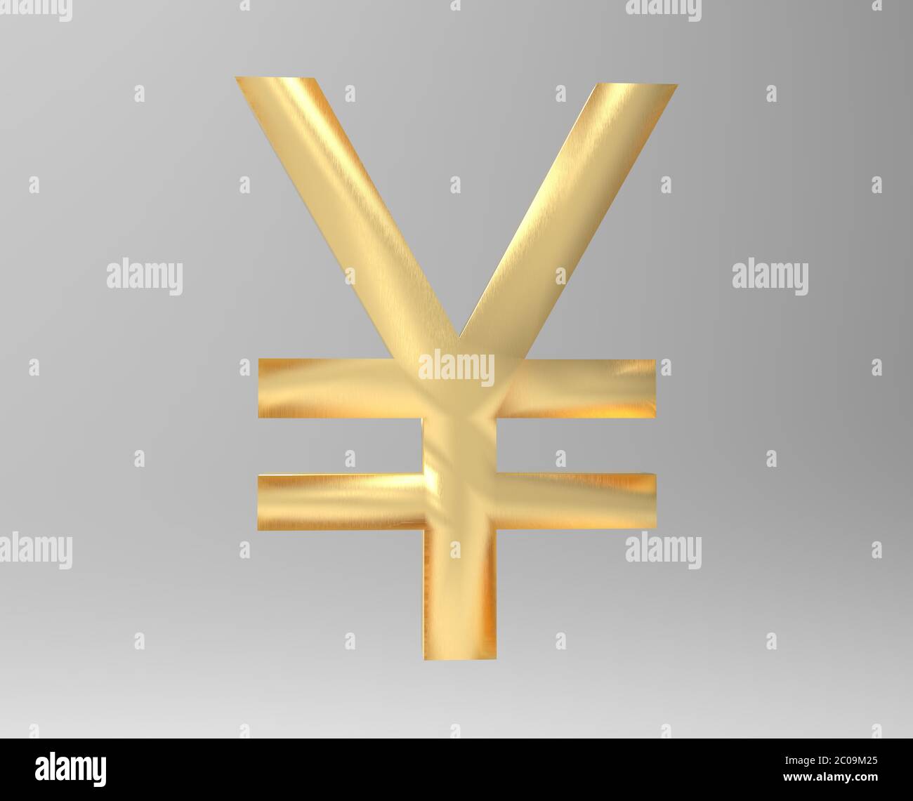 Yen symbol sign isolated Japanese yen JPY 3d render Stock Photo - Alamy