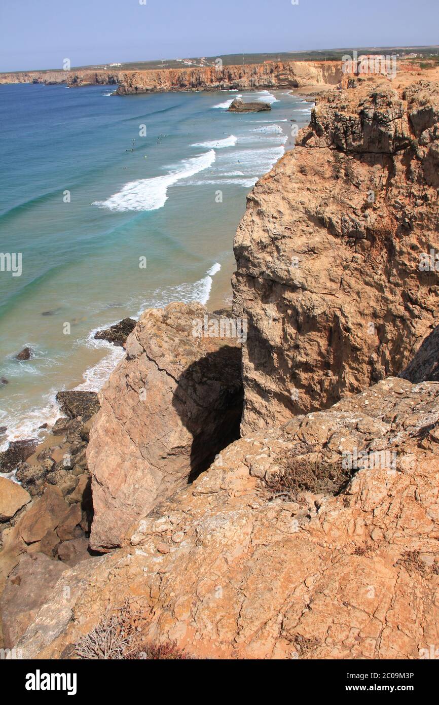 Sagres Point in Southwest Portugal Stock Photo - Alamy