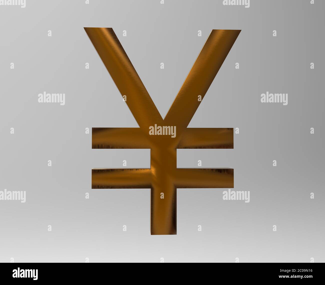 Yen symbol sign isolated Japanese yen JPY 3d render Stock Photo - Alamy