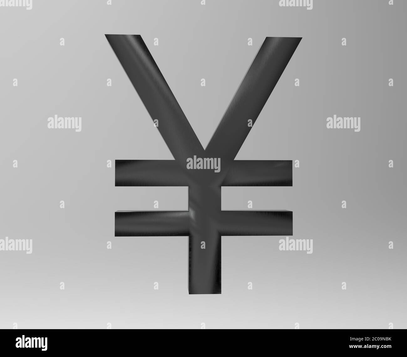 Yen symbol sign isolated Japanese yen JPY 3d render Stock Photo - Alamy