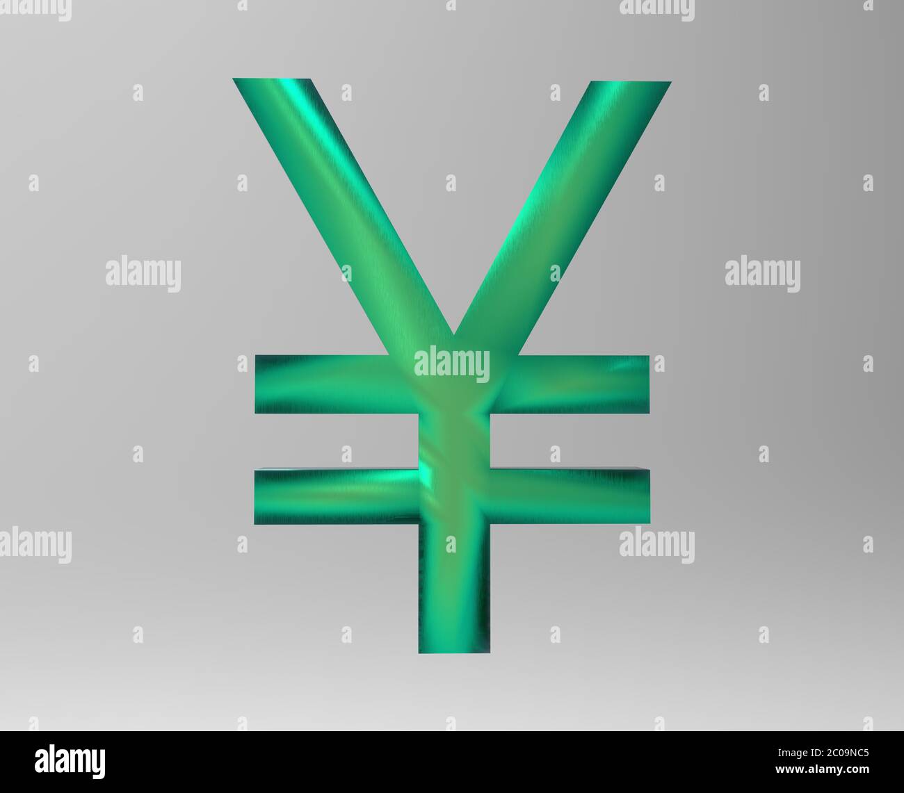 Yen symbol sign isolated Japanese yen JPY 3d render Stock Photo - Alamy