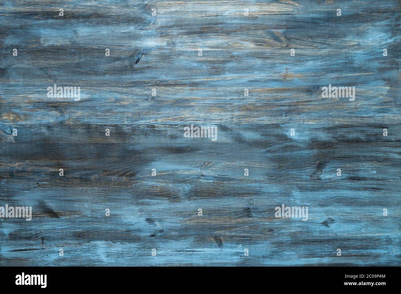 Blue Distressed Wood Background