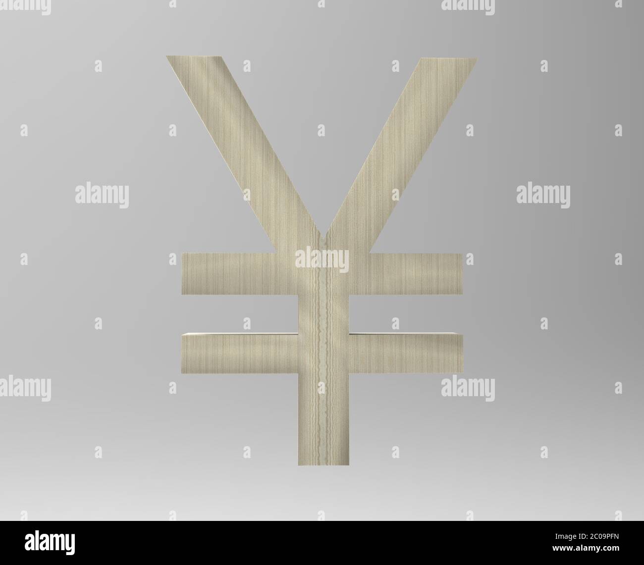 Yen symbol sign isolated Japanese yen JPY 3d render Stock Photo - Alamy