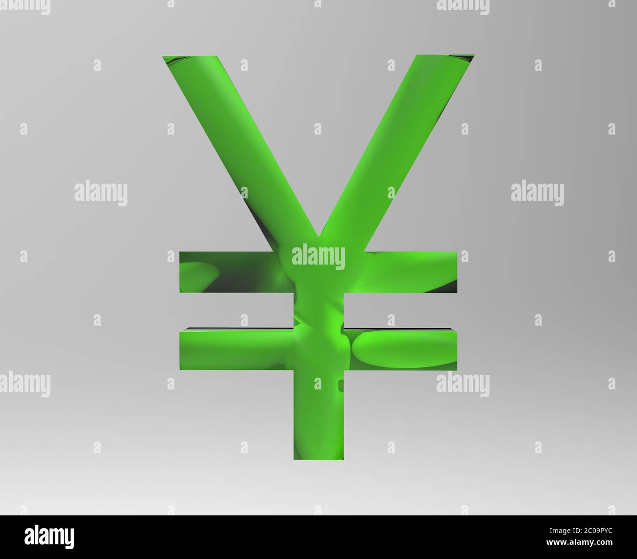 Yen symbol sign isolated Japanese yen JPY 3d render Stock Photo - Alamy