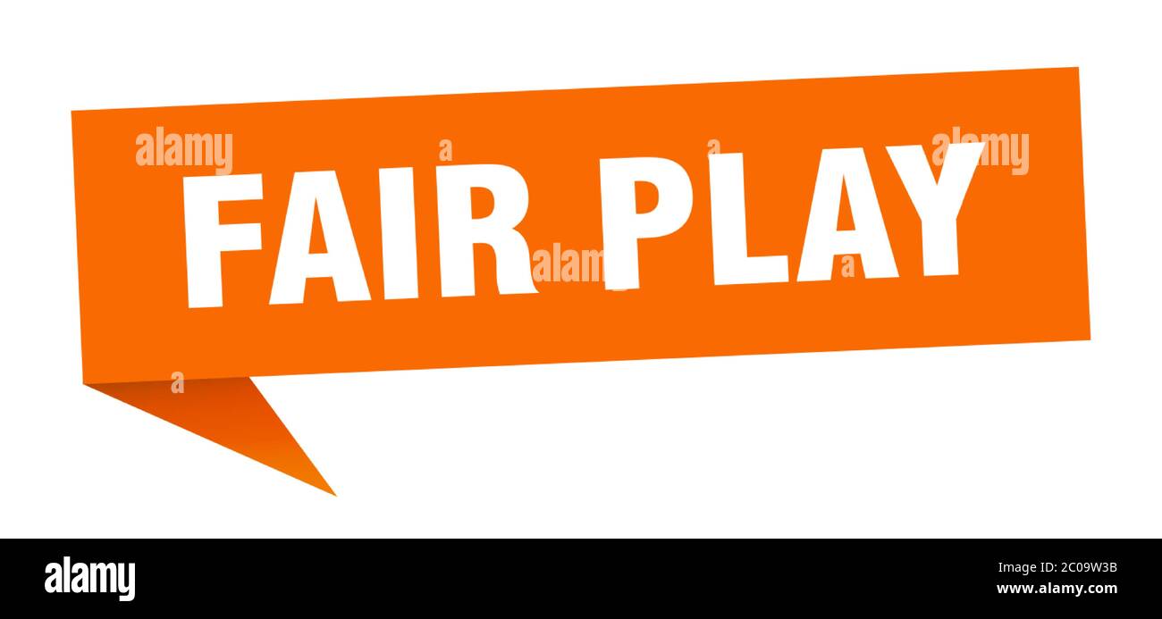 fair play banner. fair play speech bubble. fair play sign Stock Vector ...