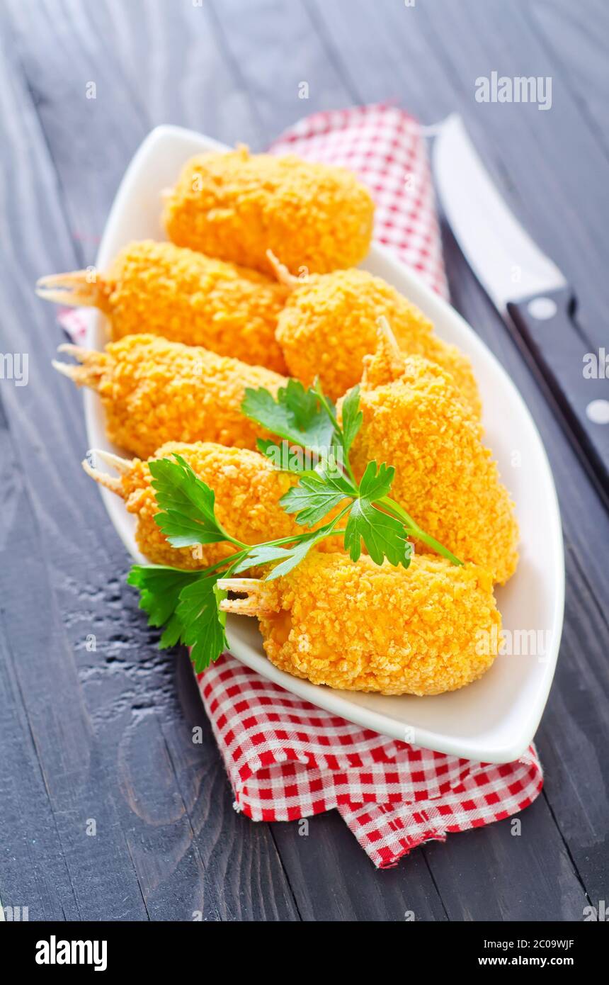 Breaded crab claw hi-res stock photography and images - Alamy