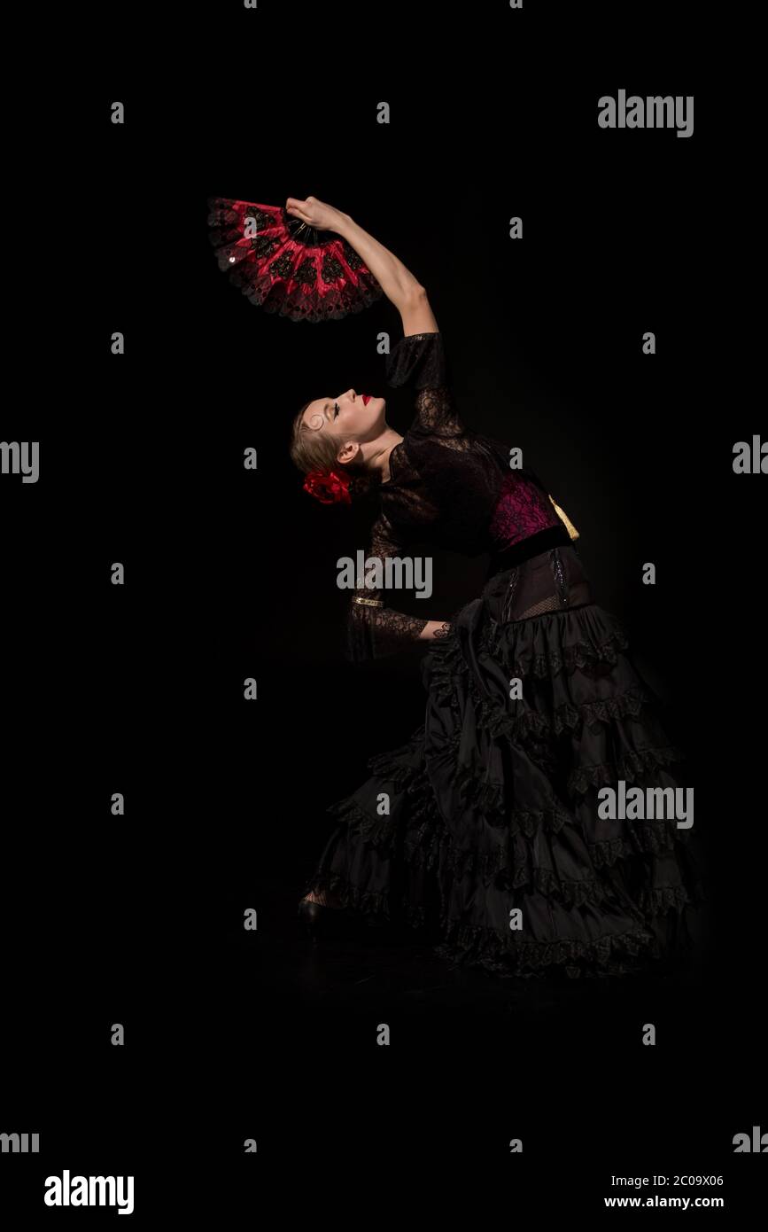 Traditional spanish flamenco hand fan hi-res stock photography and ...