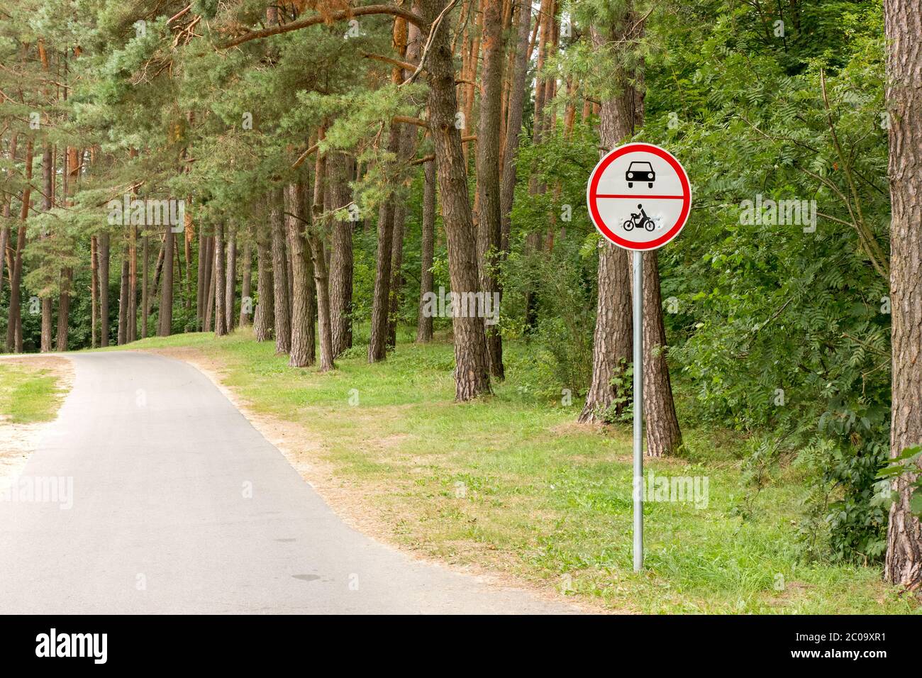 No access to motor vehicles hi-res stock photography and images - Alamy