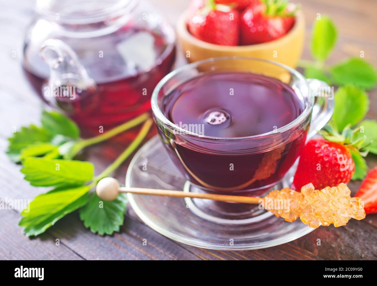 Wild strawberry café hi-res stock photography and images - Alamy