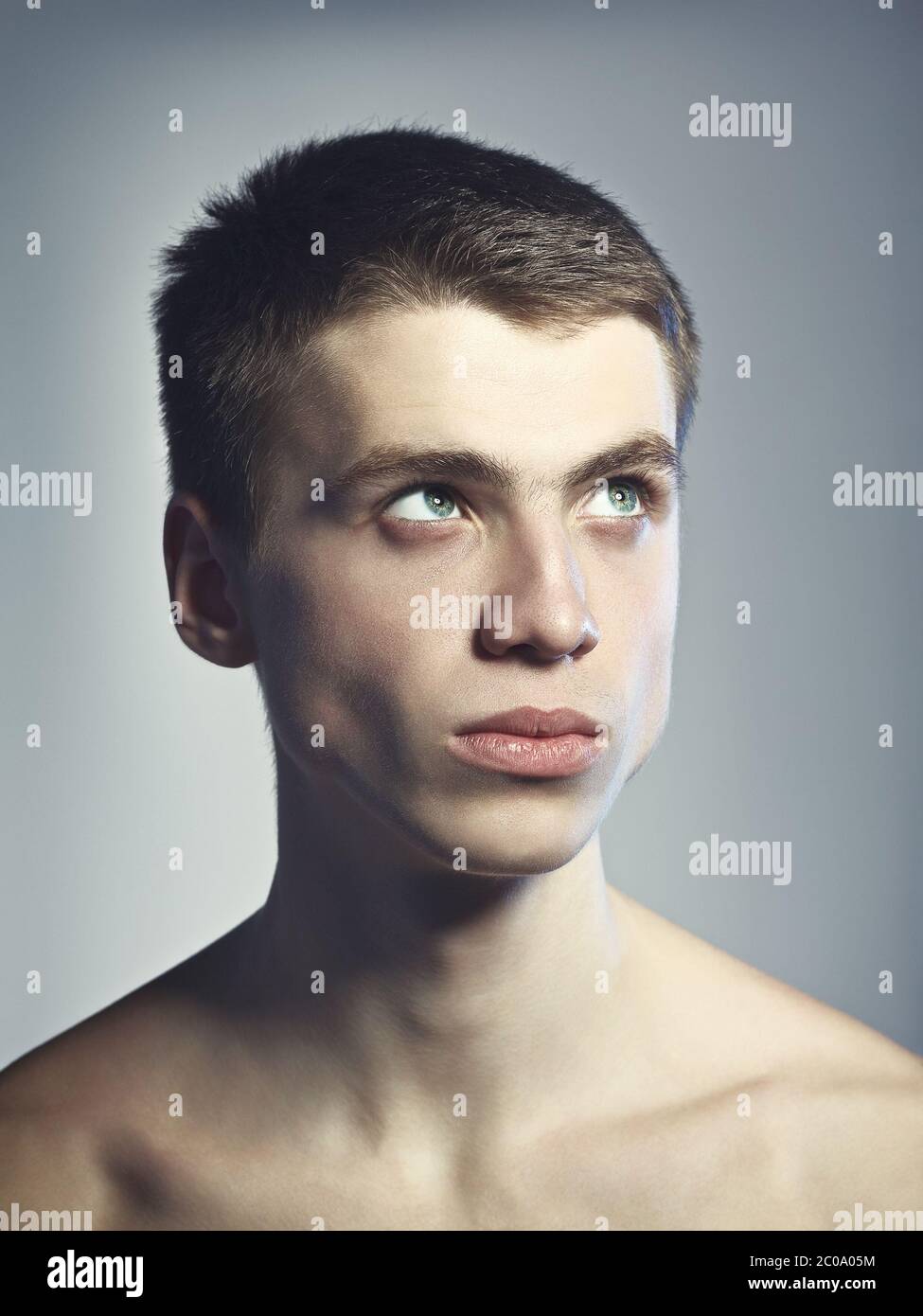 Handsome Guy Portrait Stock Photo - Alamy