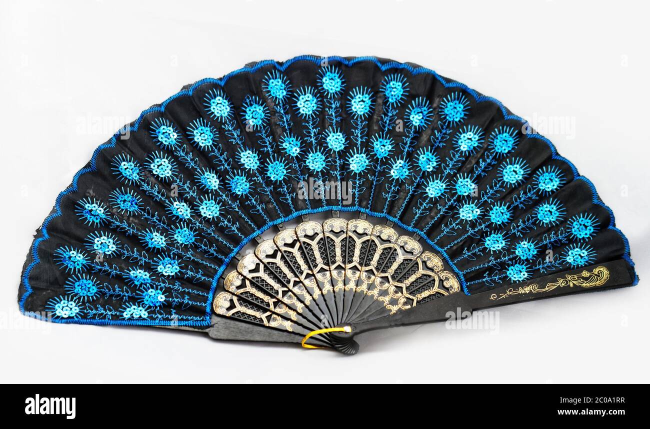 Photo of a beautiful and colorful fan Stock Photo - Alamy