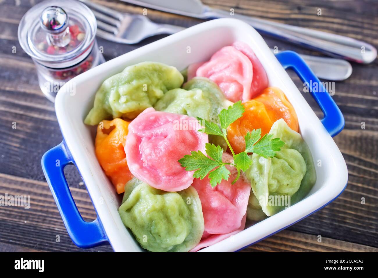 Colorful pelmeni hi-res stock photography and images - Alamy