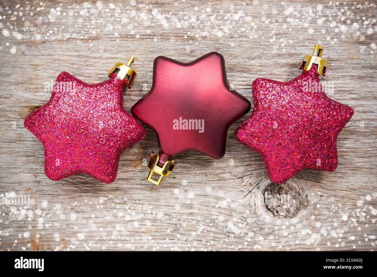 Christmas star ornaments Stock Photo - Alamy