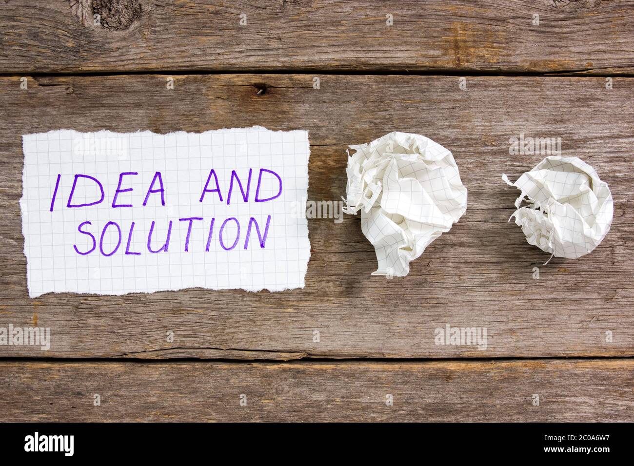 Idea and solution Stock Photo - Alamy
