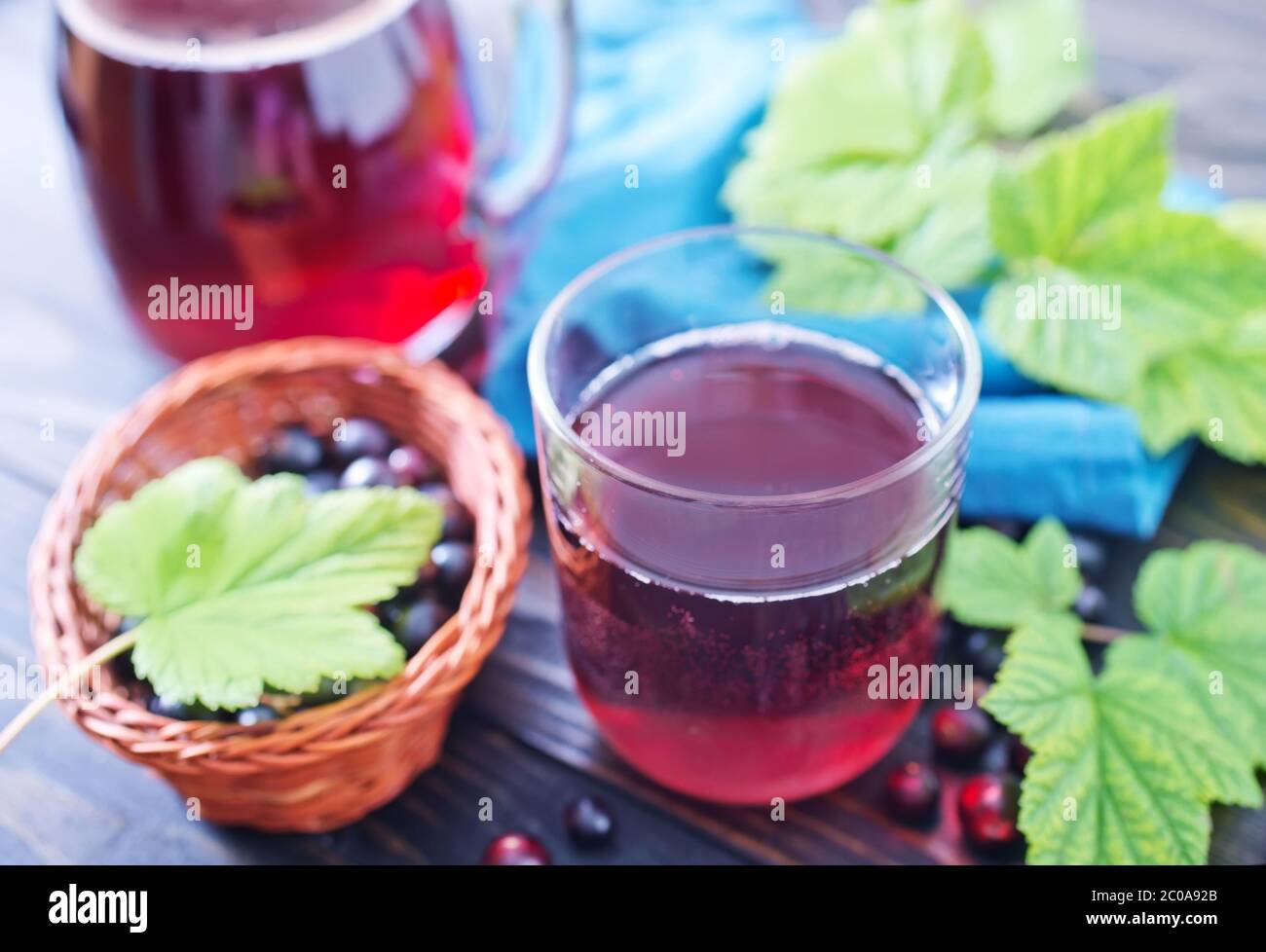 black currant juice Stock Photo - Alamy