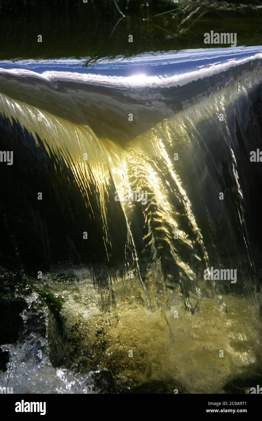 Falling of water Stock Photo - Alamy
