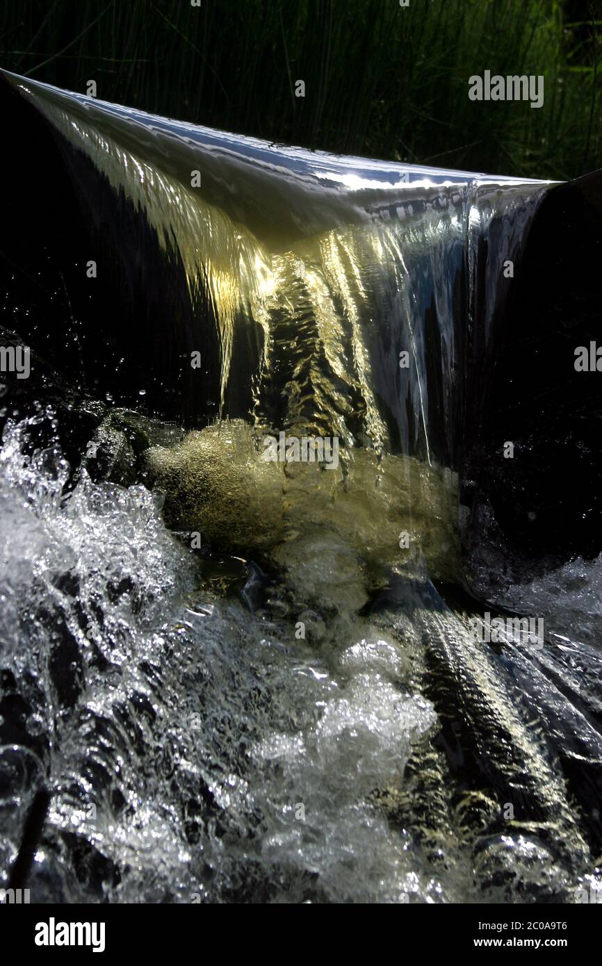 Falling of water Stock Photo - Alamy
