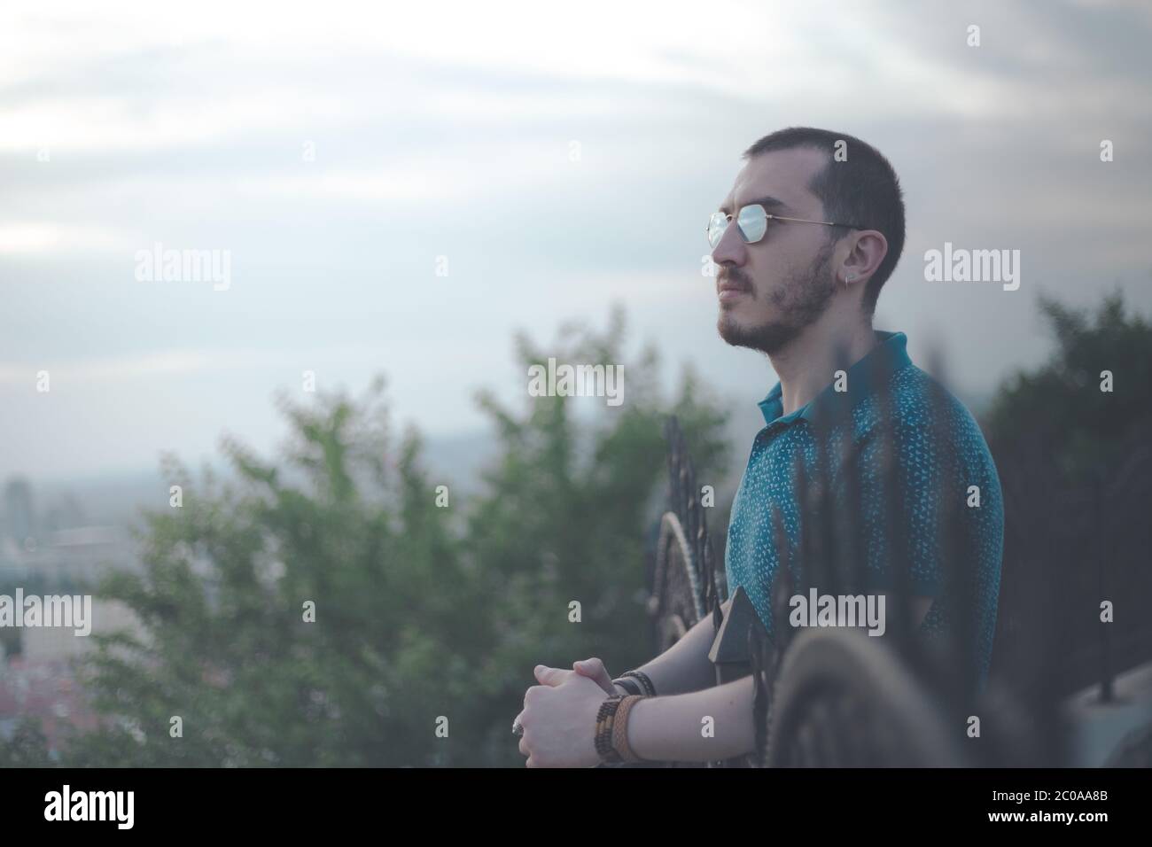 Portrait relaxed peaceful person hi-res stock photography and images ...