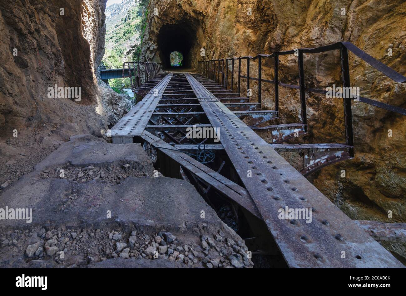 Diakopto kalavryta railway, greece hi-res stock photography and images ...