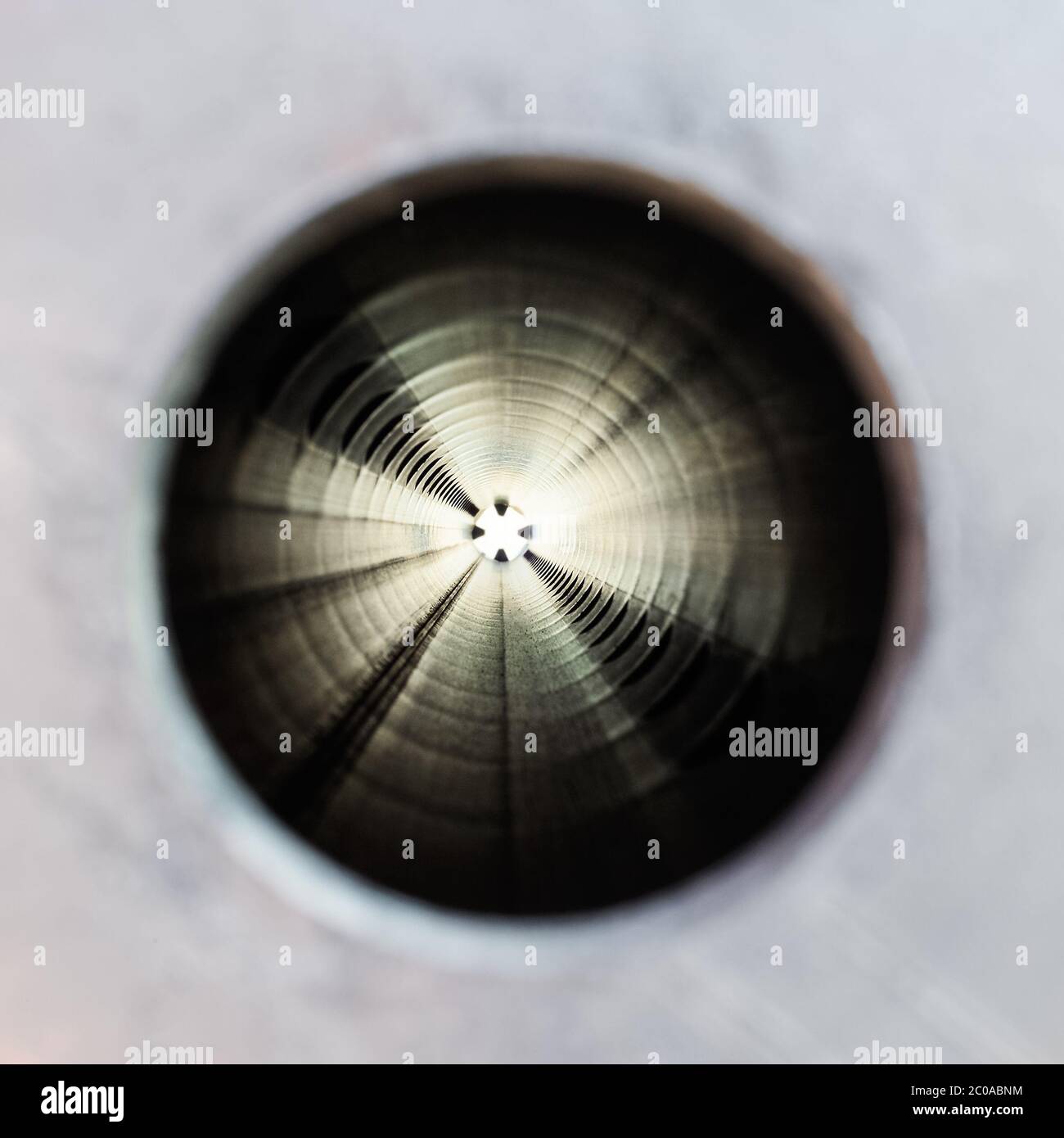 Cavity of a rod made of aluminum Stock Photo - Alamy