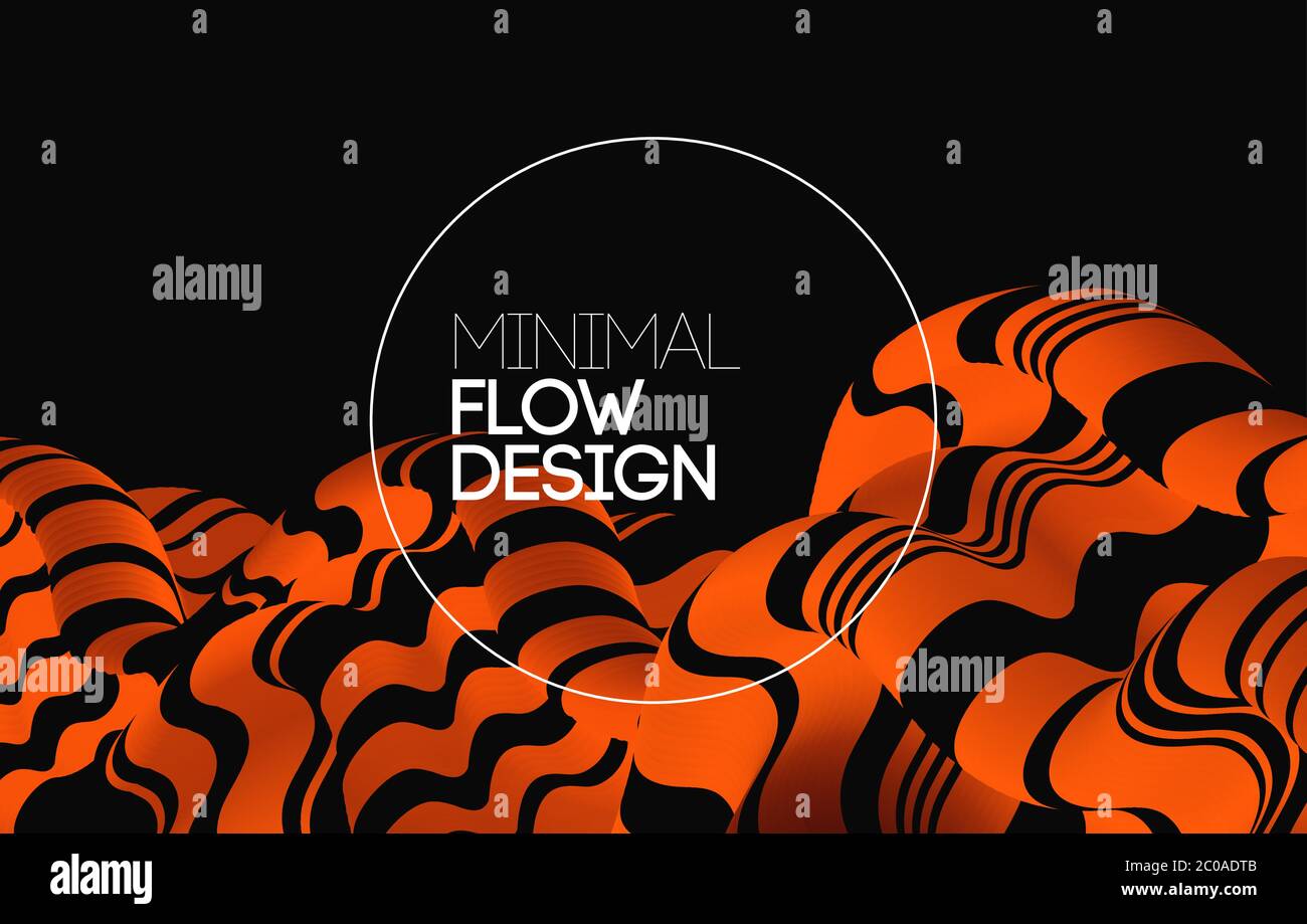 Vector Modern abstract design background Flow motion Stock Vector Image ...