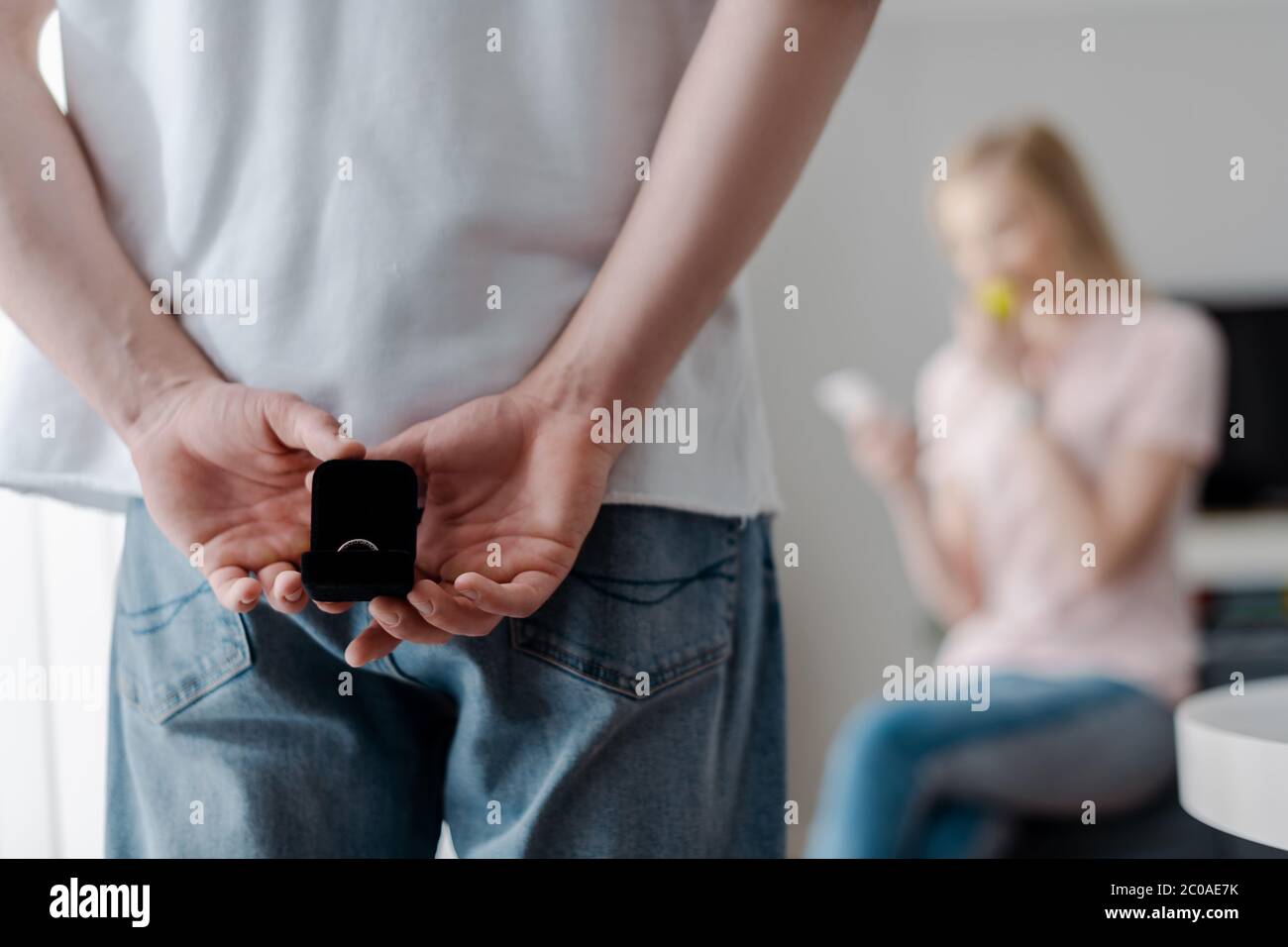 Woman wedding ring back hi-res stock photography and images - Alamy