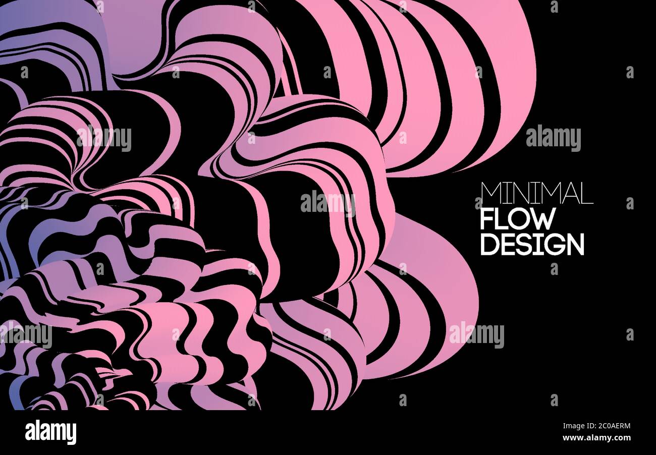 Vector Modern abstract design background Flow motion Stock Vector Image ...