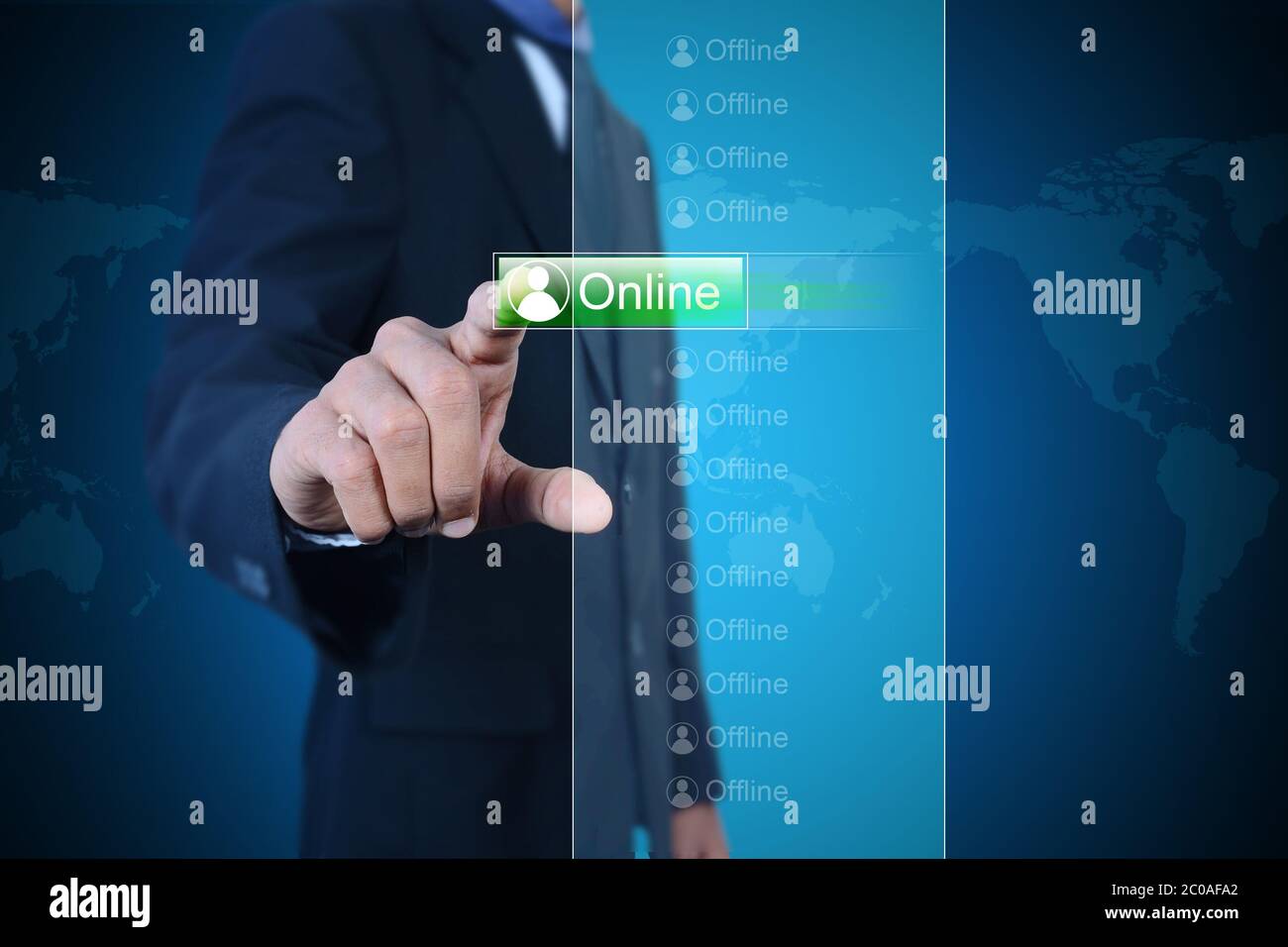 Virtual buttons hi-res stock photography and images - Alamy