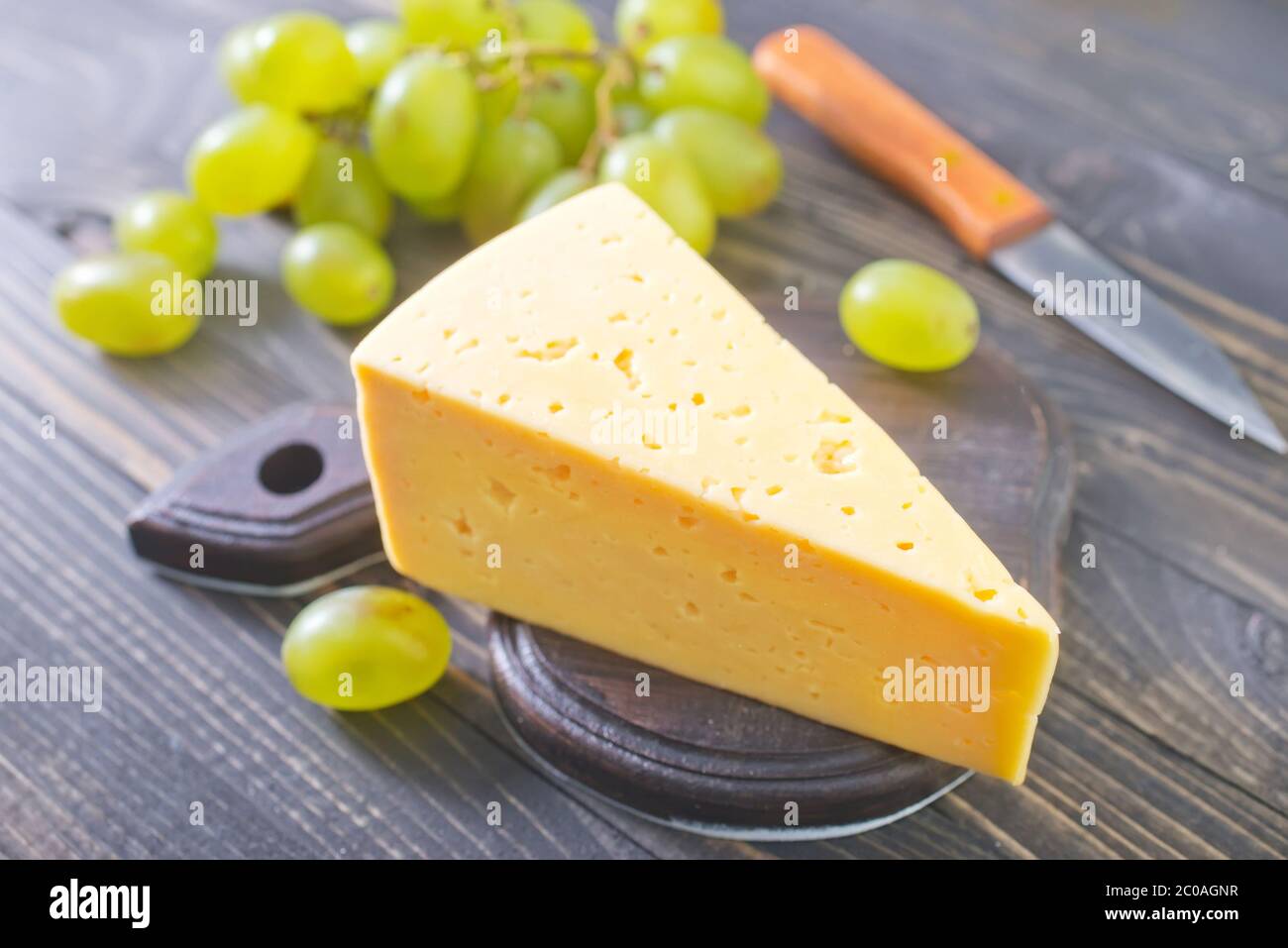 cheese and grape Stock Photo - Alamy