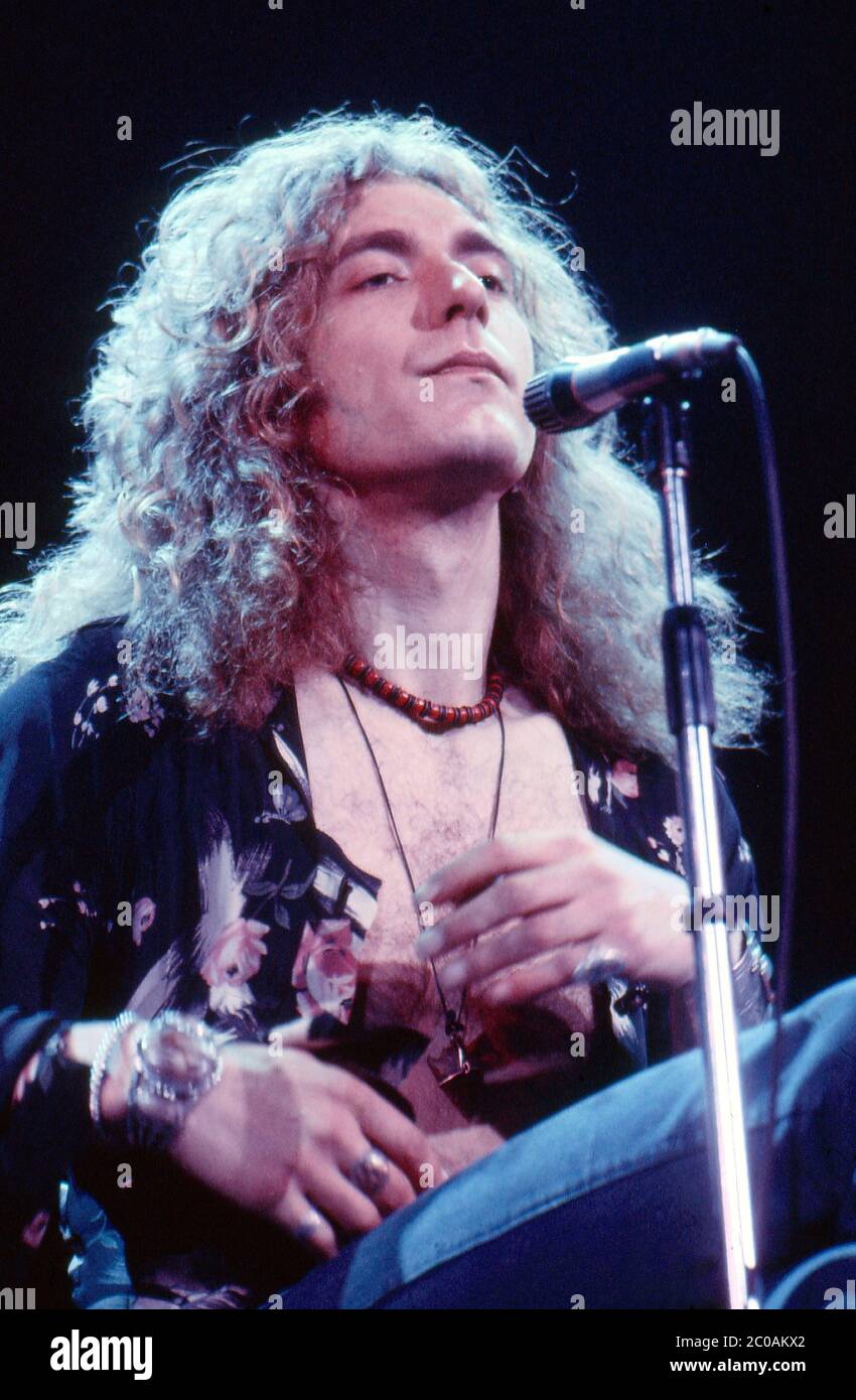 Led Zeppelin in concert at Earl's Court,London 17th May 1975 Stock ...