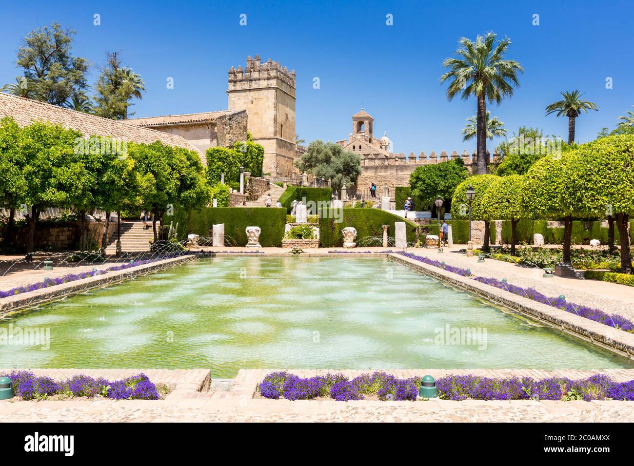 moorish style garden Stock Photo - Alamy