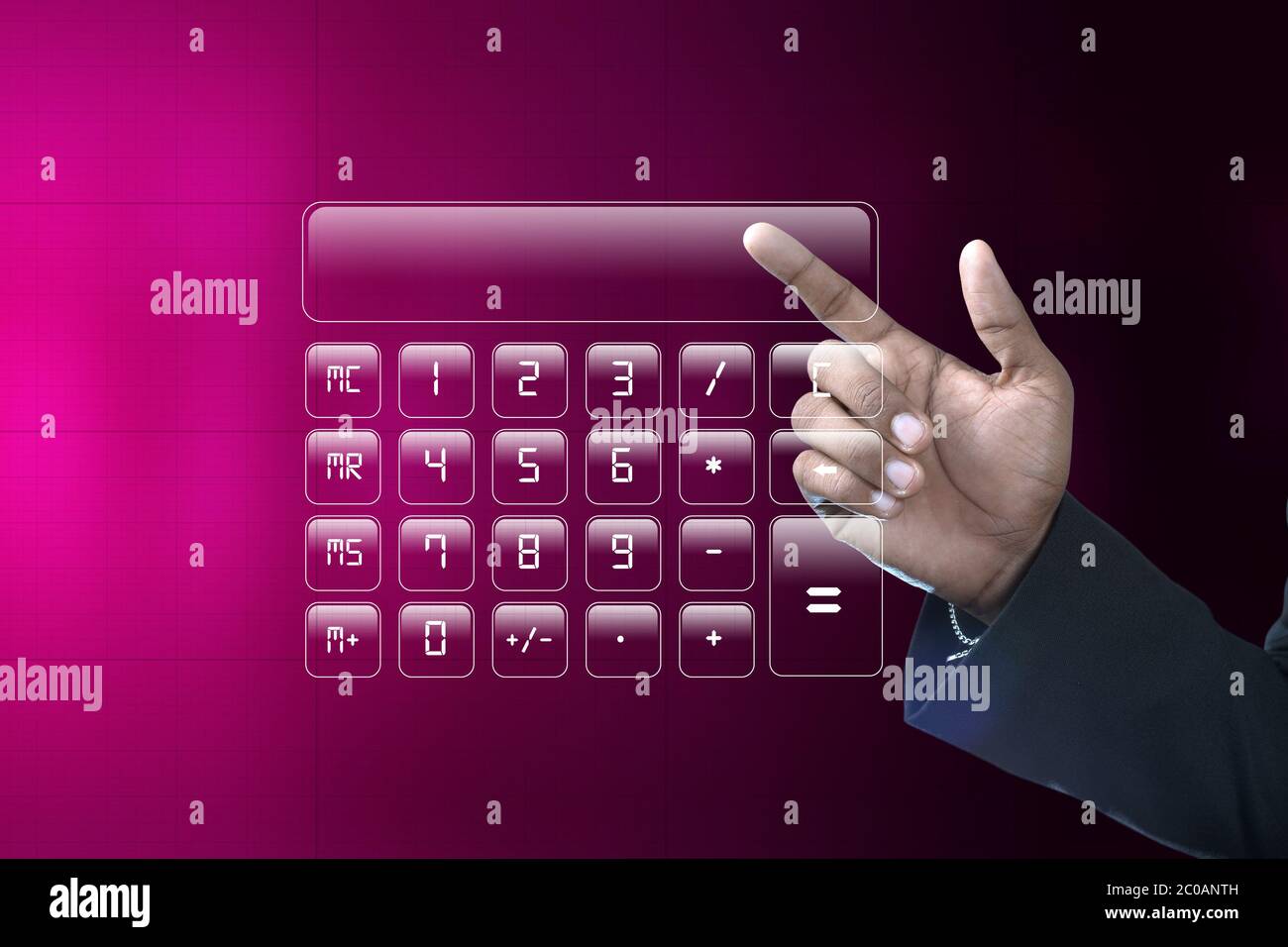 Man showing computer keys Stock Photo - Alamy