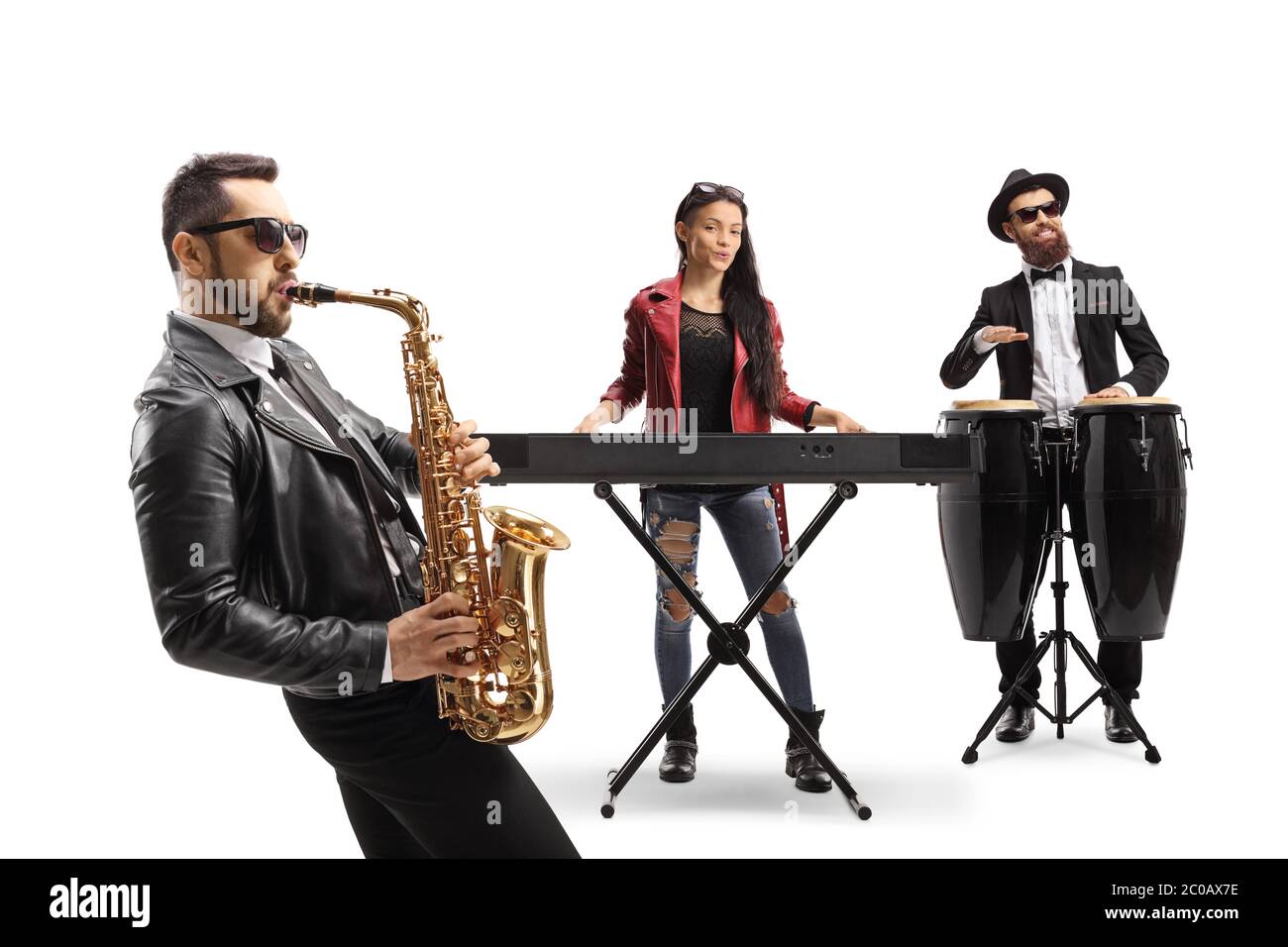 Female playing conga drums hi-res stock photography and images - Alamy