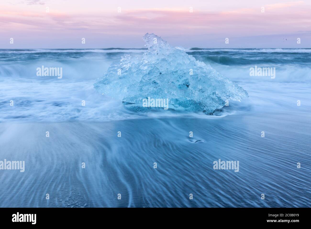 Iceberg beach Iceland Stock Photo - Alamy