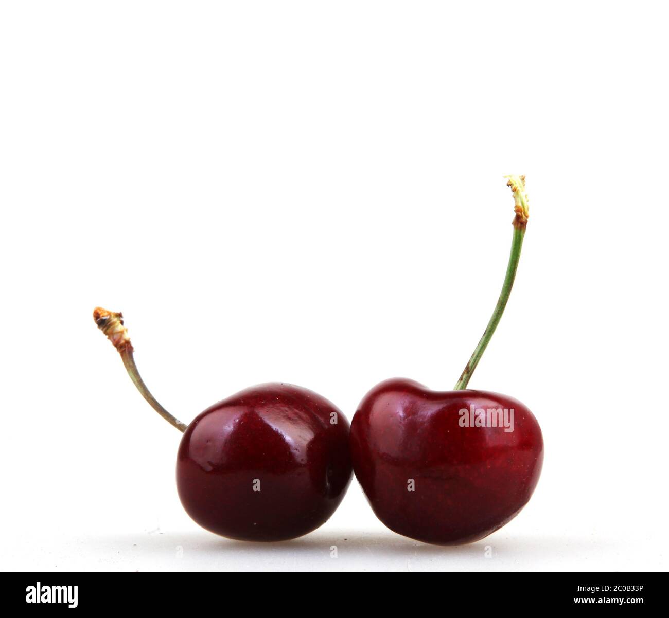 Cherry isolated on white background Stock Photo - Alamy
