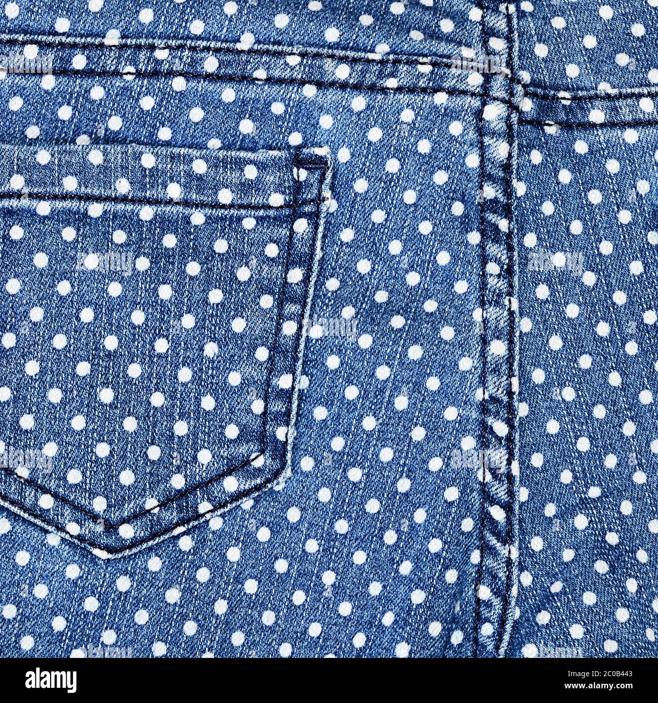 Dark blue female jeans - fabric structure Stock Photo - Alamy