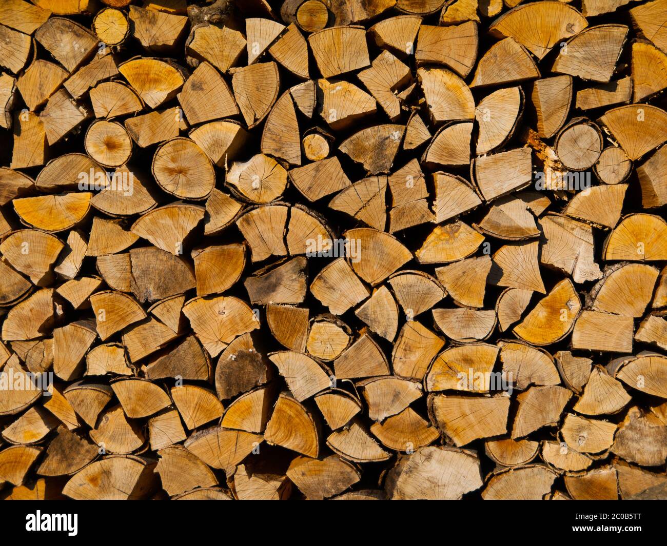 Stack of firewood, wood logs texture background Stock Photo - Alamy