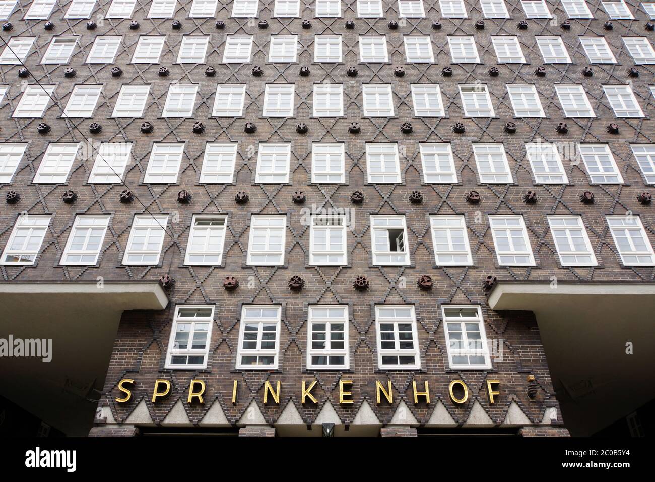 Sprinkenhof office building Stock Photo - Alamy