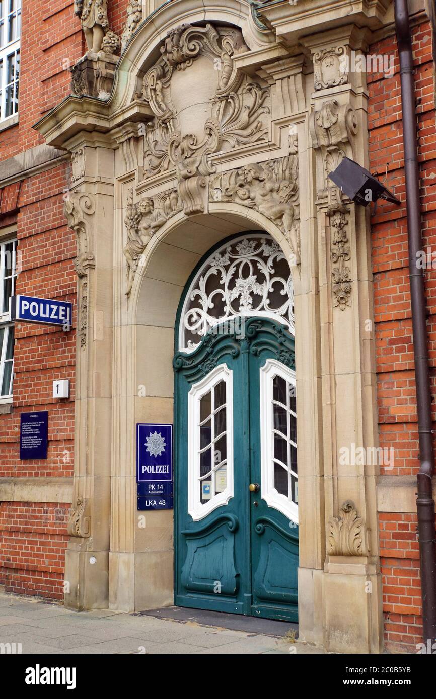 Police station in a historic building Stock Photo - Alamy