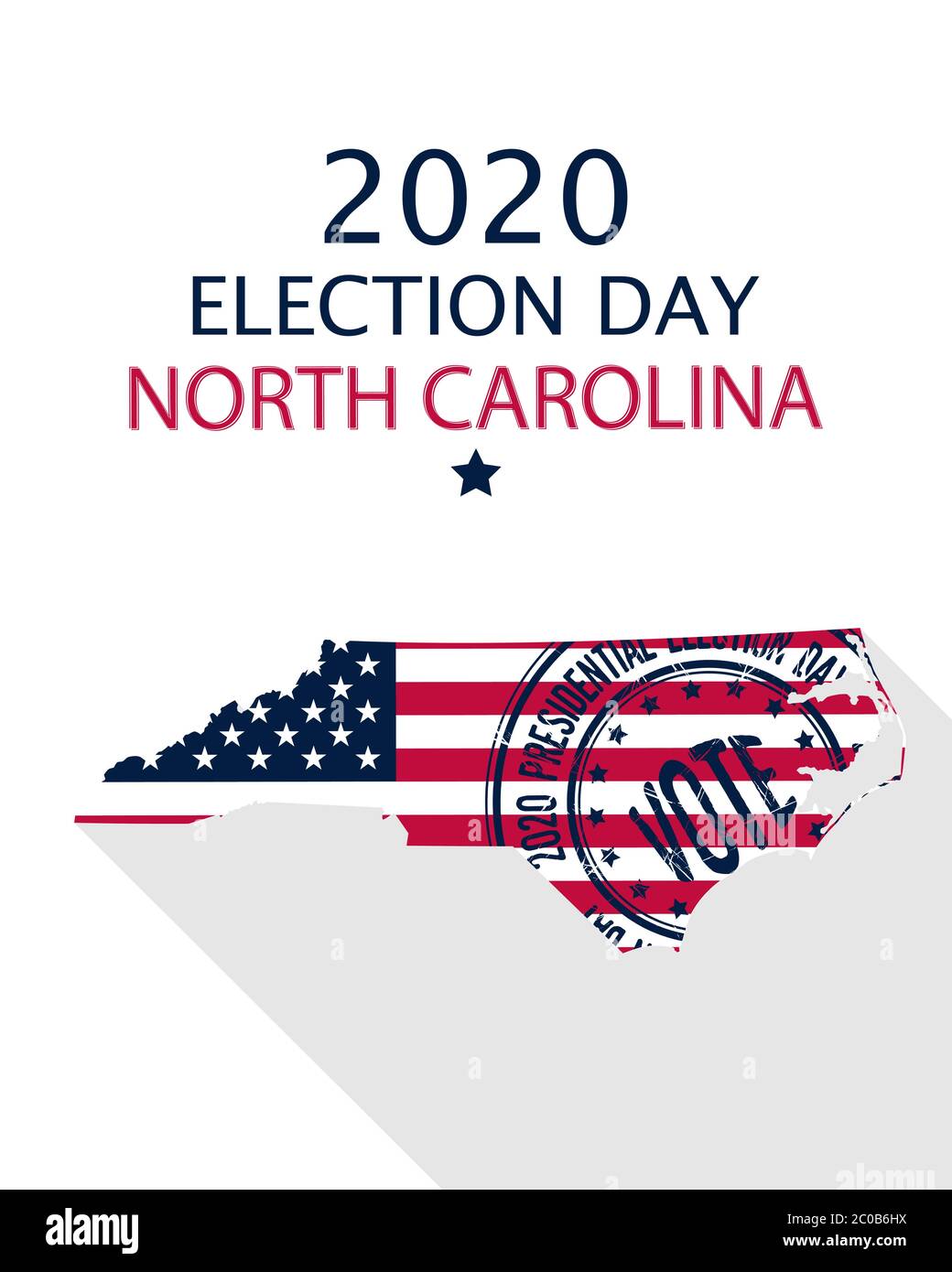 2020 United States of America Presidential Election North Carolina ...