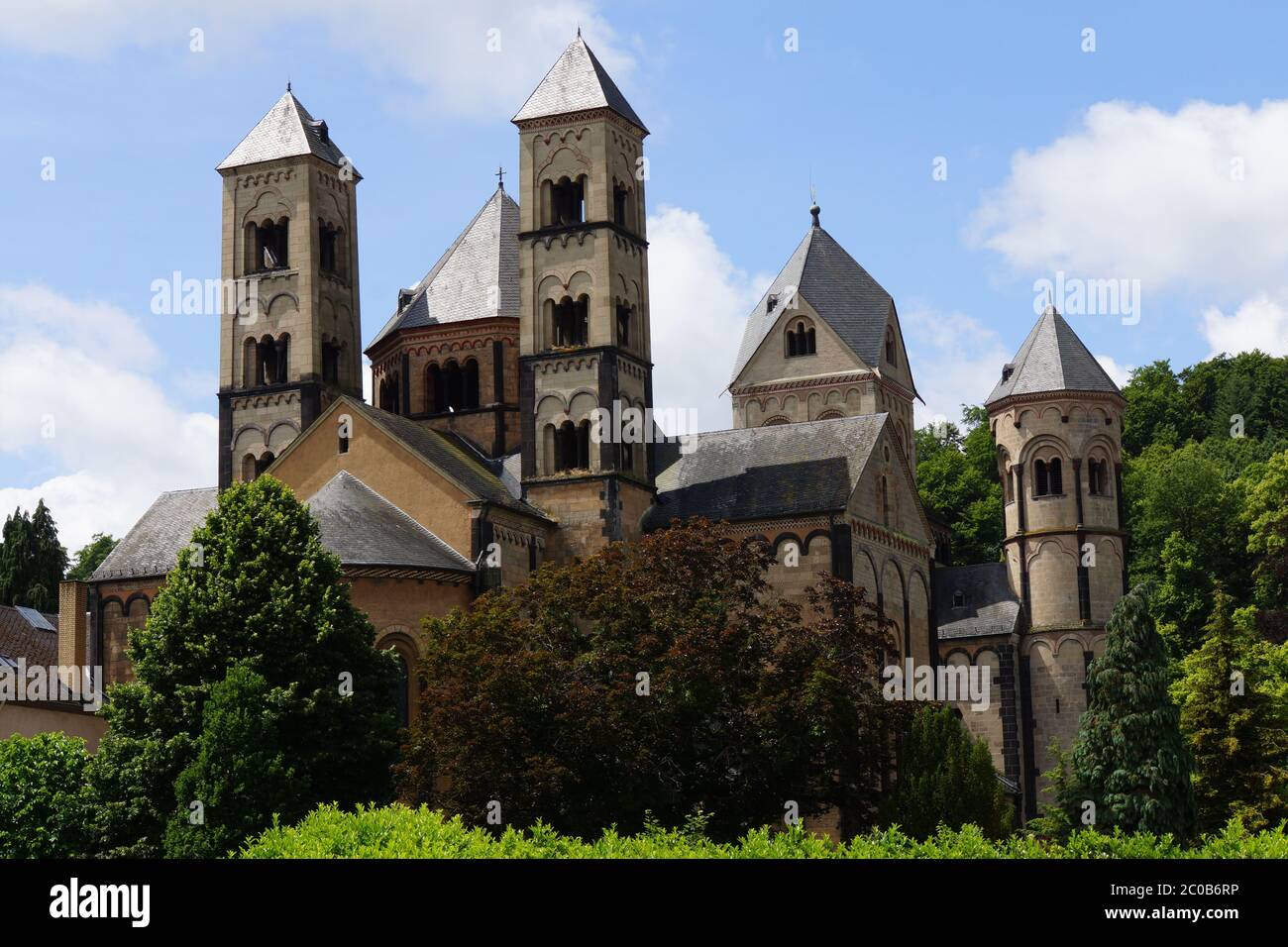 Maria Laach Monastery Church Stock Photo - Alamy