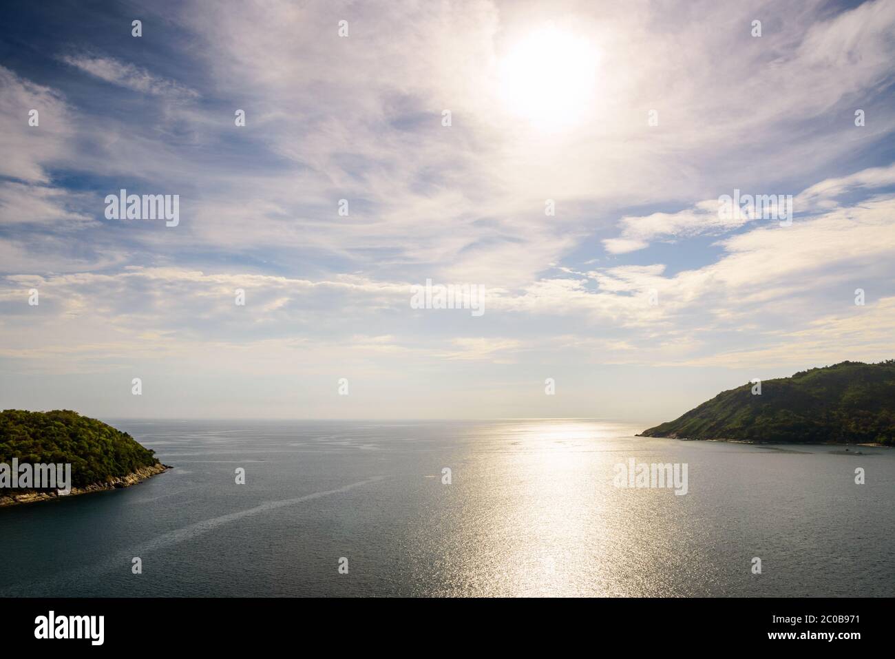 High angle view island and Andaman sea Stock Photo - Alamy