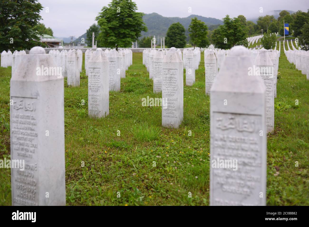 Srebrenica, Bosnia-Herzegovina, June 01 2020: Srebrenica-Potocari ...