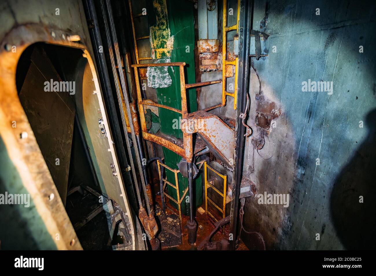 Abandoned unified missile underground command post mine type Stock ...