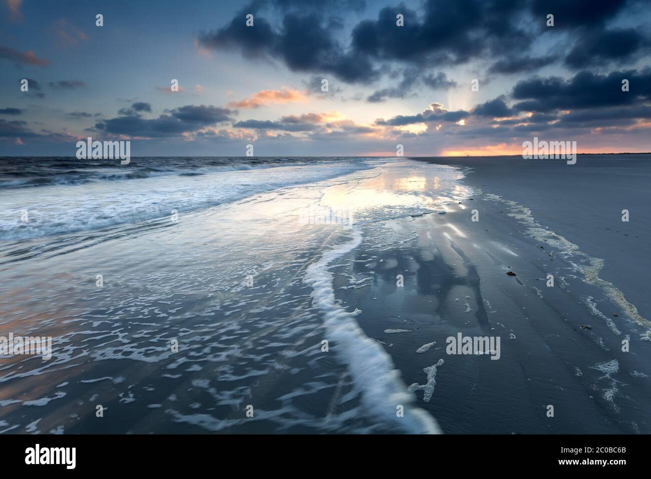 Sunrise on the north sea hi-res stock photography and images - Alamy