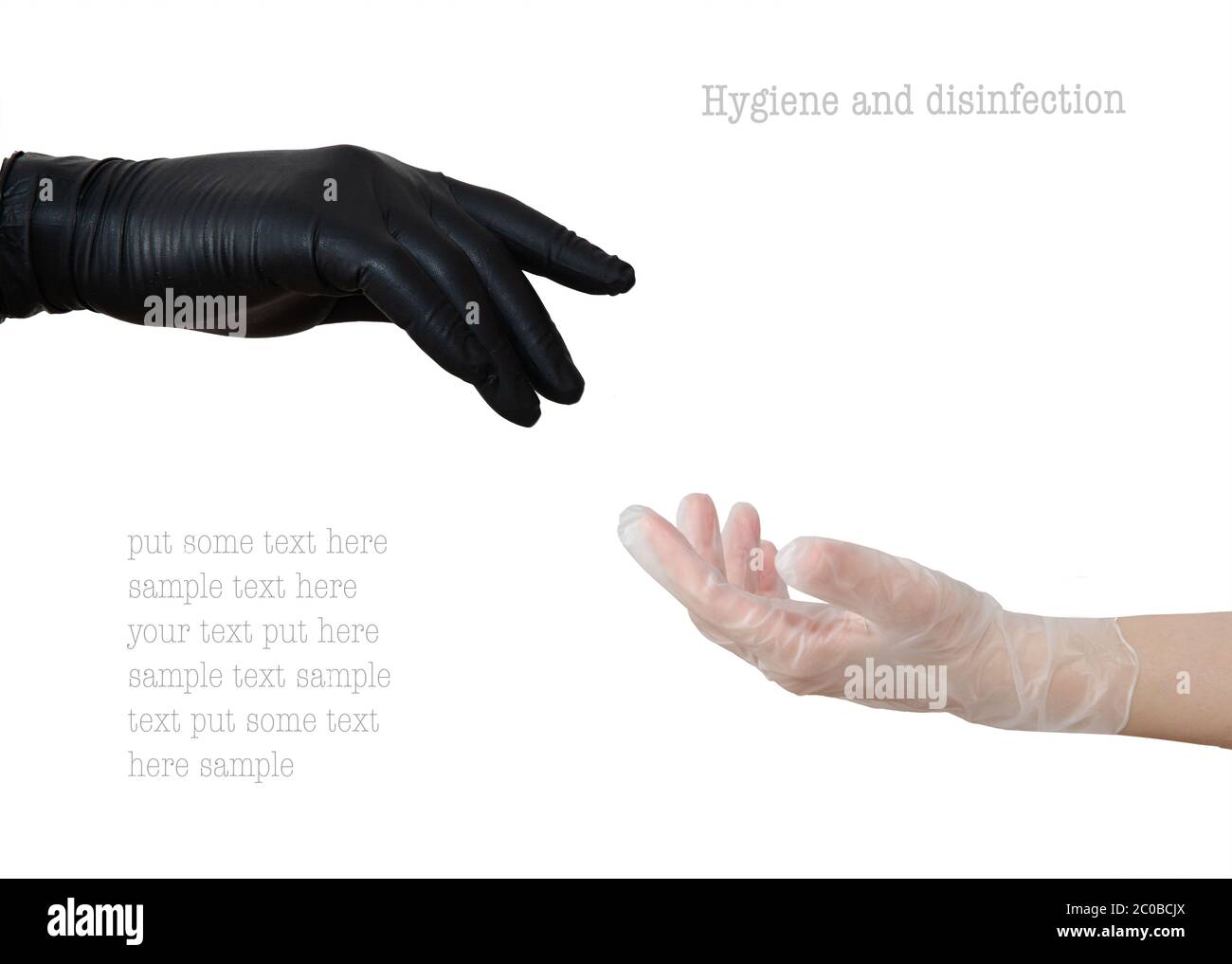Latex glove stretch Cut Out Stock Images & Pictures - Alamy